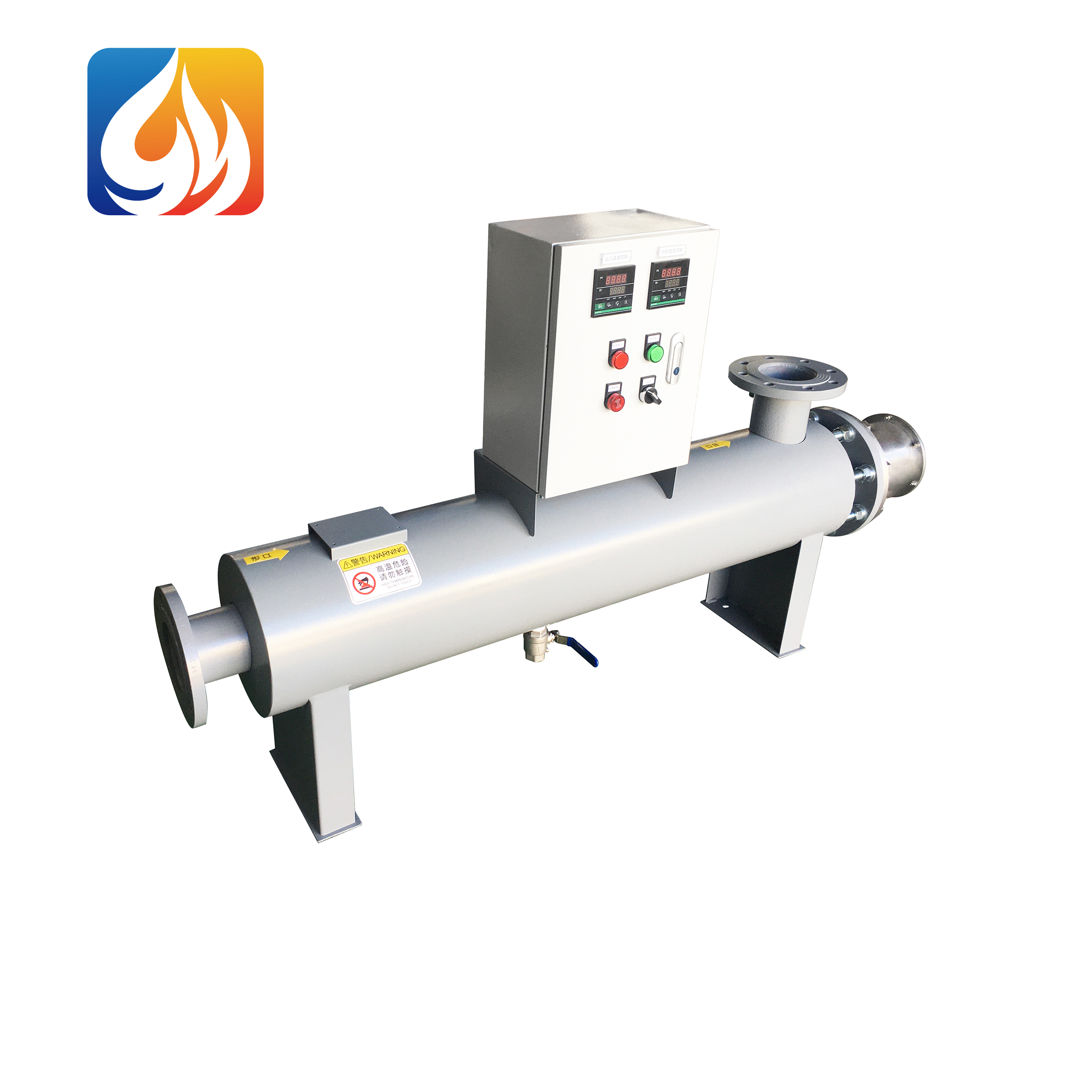 High Quality 50KW electric water circulating pipeline heater with ...