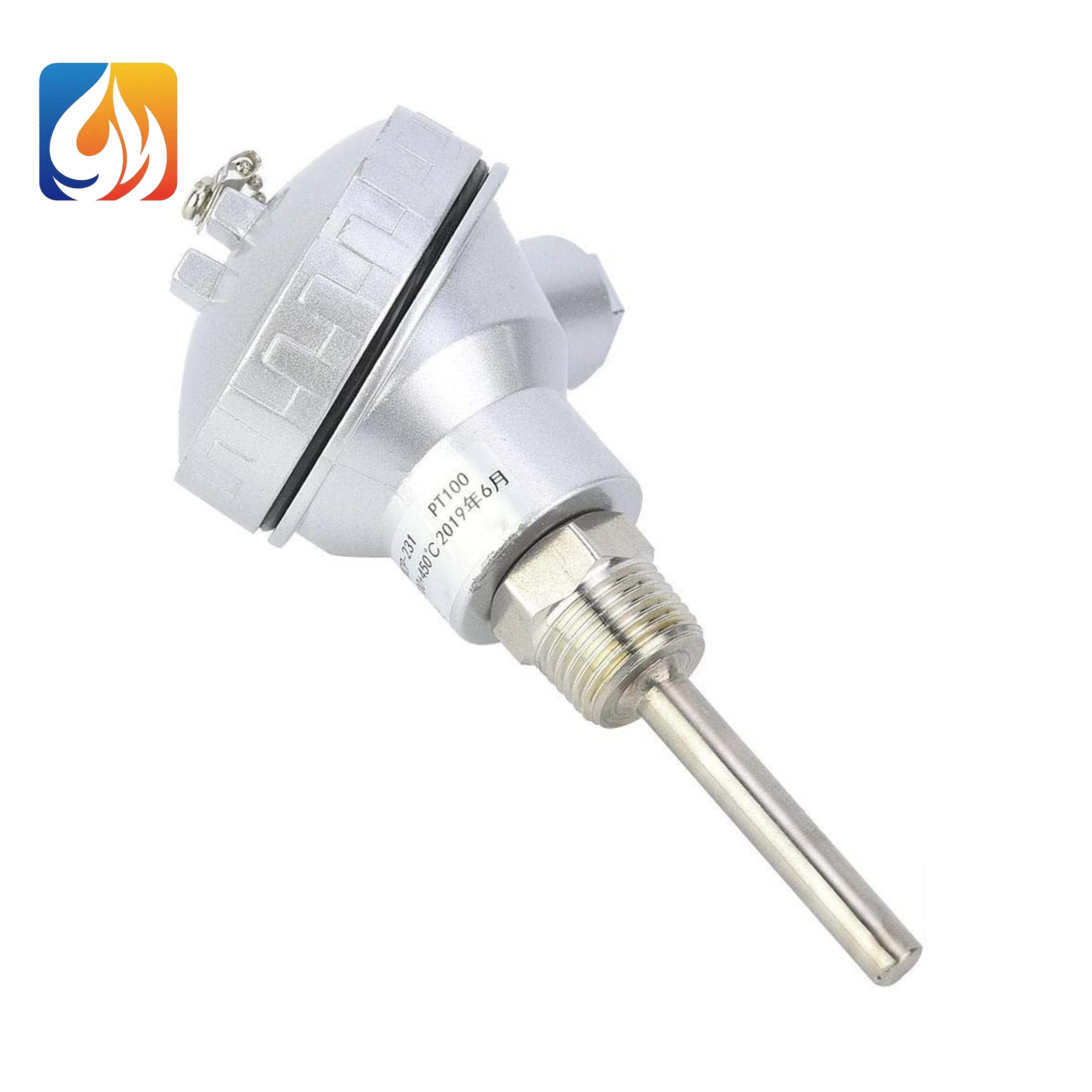High Quality 100mm Armored Thermocouple High Temperature Type K ...